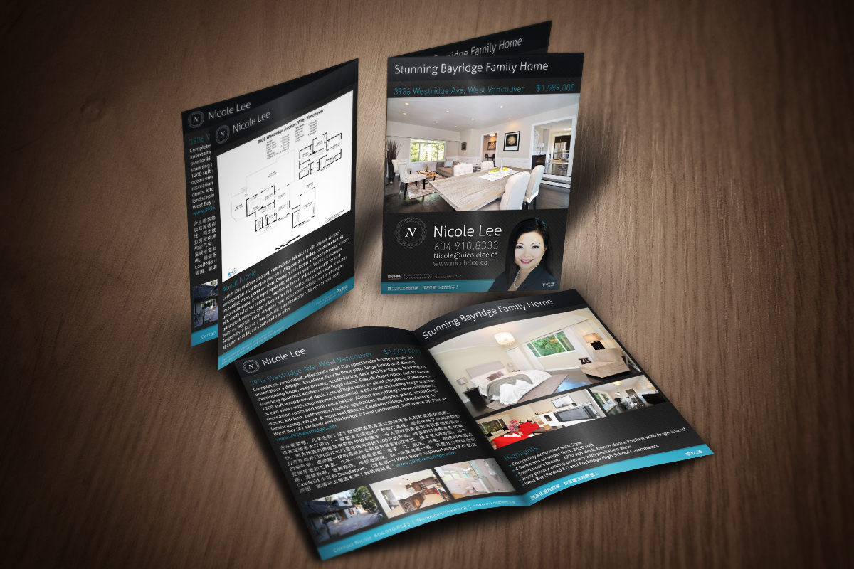 Real Estate Feature Sheet Designs – STEVE FENG
